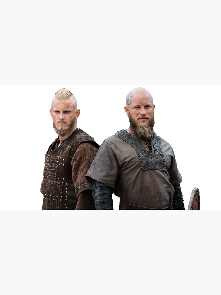 "Ragnar with Bjorn" Sticker for Sale by VikingsShop | Redbubble