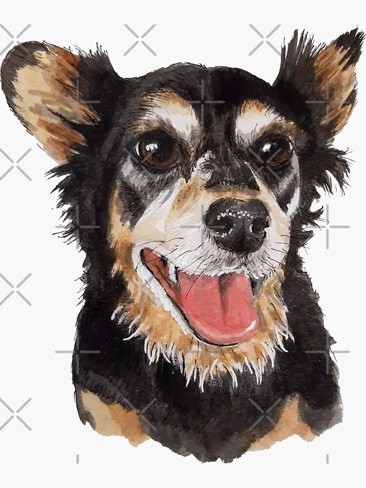 "Molly" Sticker by Macsmoss | Redbubble