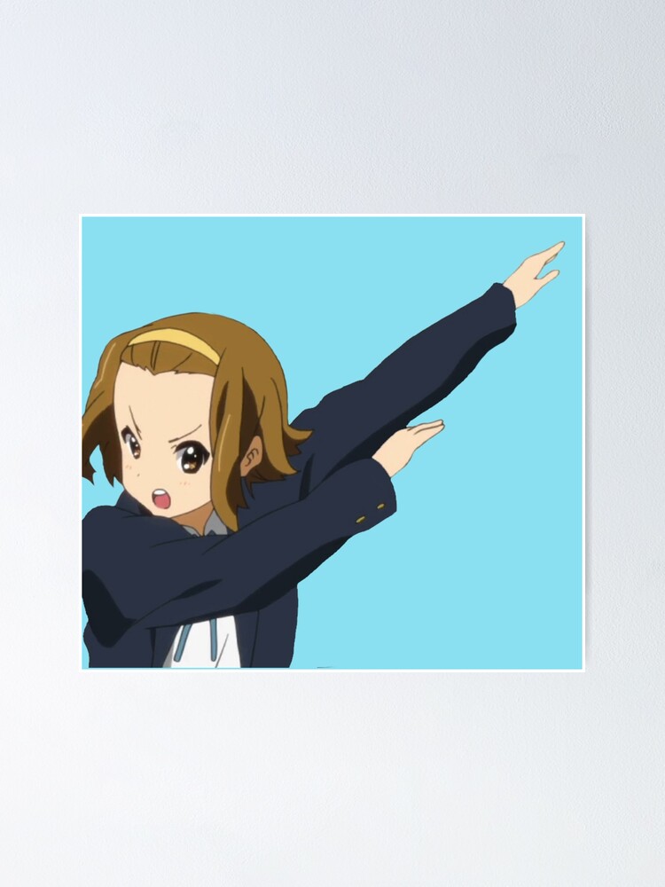 "cute anime girl dab" Poster for Sale by Mandala-Corner | Redbubble