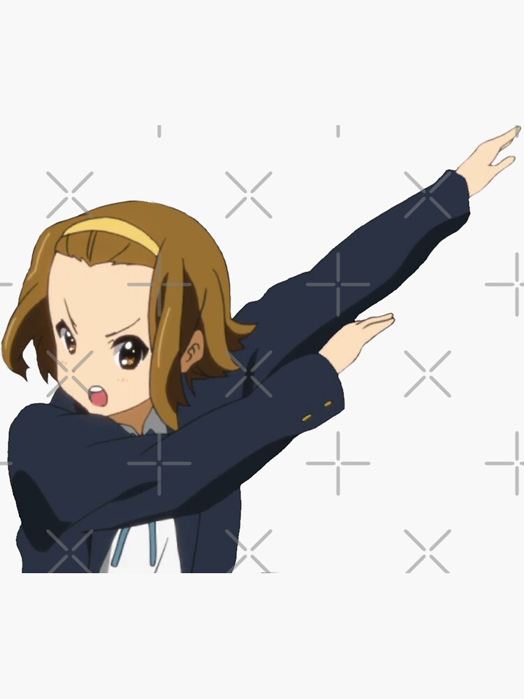 "cute anime girl dab" Sticker by Mandala-Corner | Redbubble