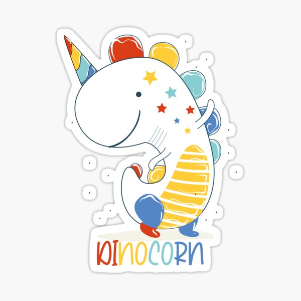 Dinocorn Stickers | Redbubble