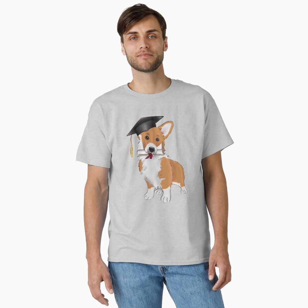 "Cute Corgi Graduation | Corgi Wearing a Graduation Hat and Holding a ...