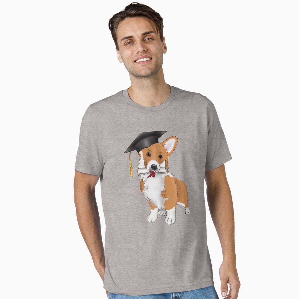 "Cute Corgi Graduation | Corgi Wearing a Graduation Hat and Holding a ...