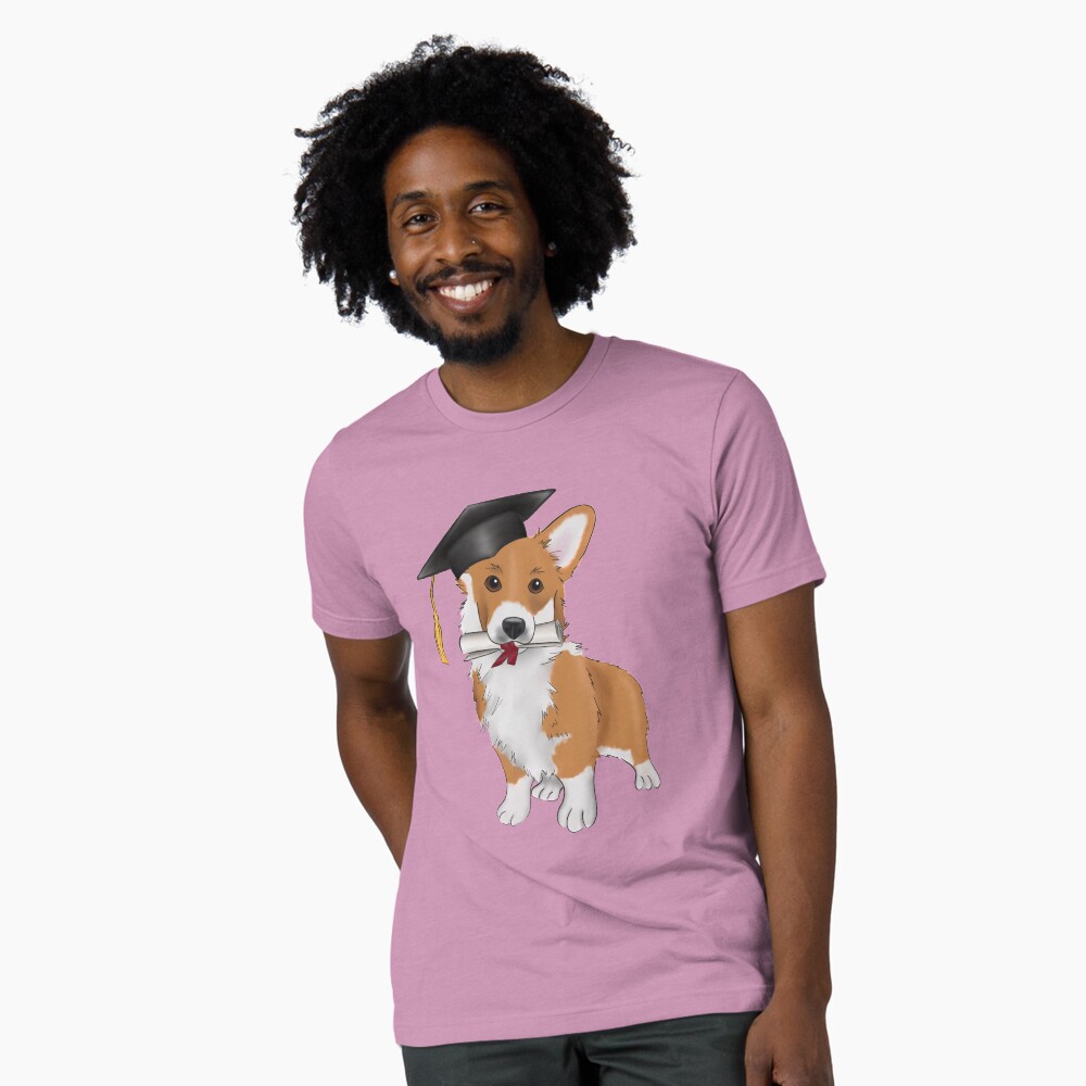 "Cute Corgi Graduation | Corgi Wearing a Graduation Hat and Holding a ...