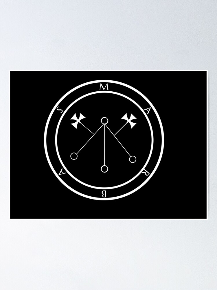"Dämonische Siegel - Marbas" Poster von nefaeryous | Redbubble
