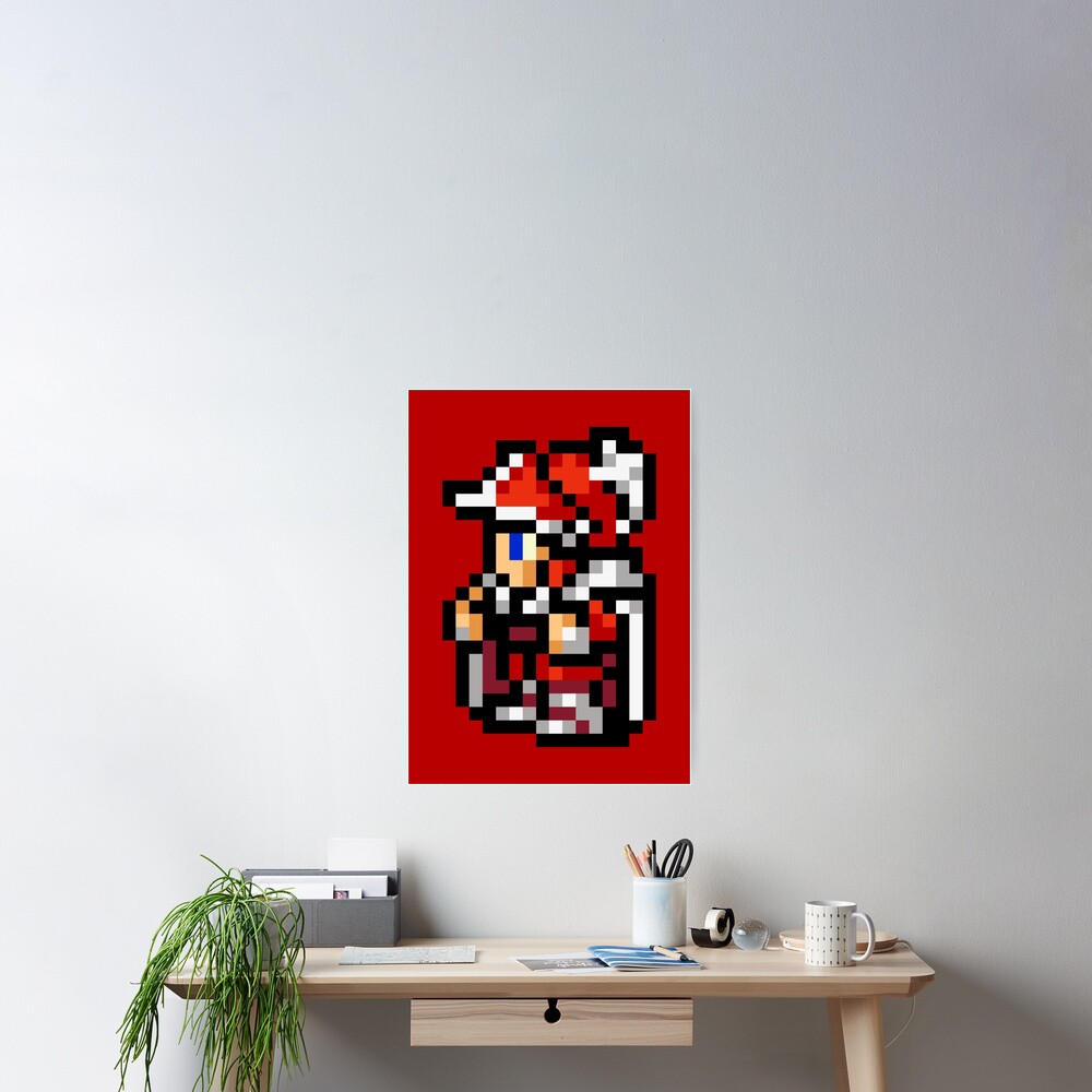 "Final Fantasy III - Onion Knight Sprite" Poster by SpriteZone | Redbubble