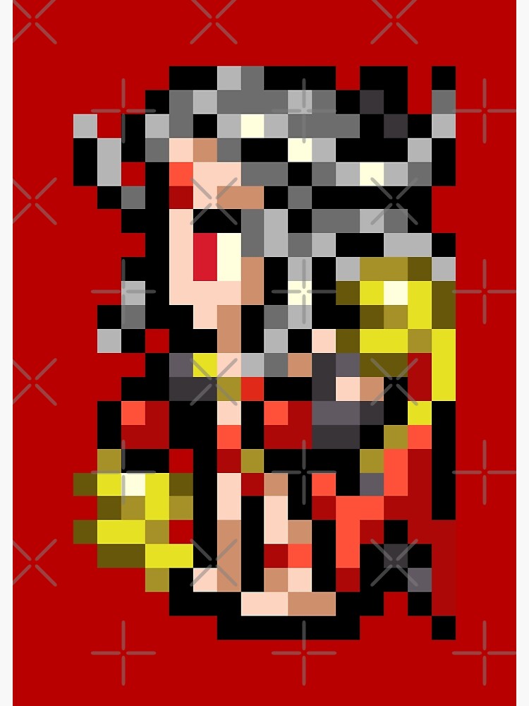 Lámina fotográfica con la obra «Final Fantasy III - Sprite de nube de ...