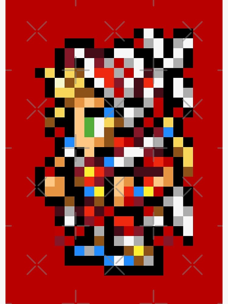"Final Fantasy III - Onion Knight Sprite" Poster by SpriteZone | Redbubble