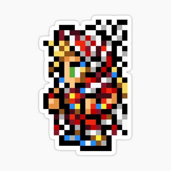 "Final Fantasy III - Onion Knight Sprite" Sticker for Sale by ...