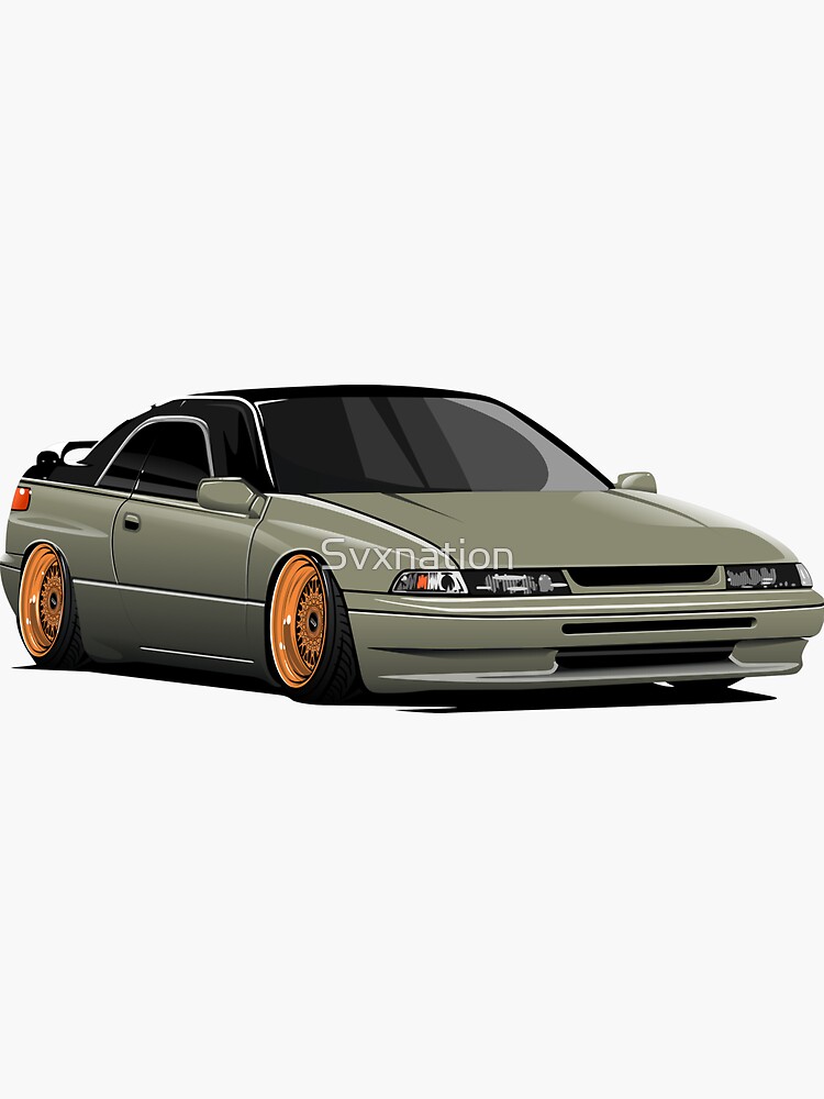 "SVXNATION 92 Svx show car built by fast of westchester " Sticker for ...