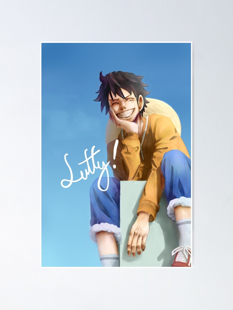 "Luffy modern style" Poster for Sale by maxieville | Redbubble
