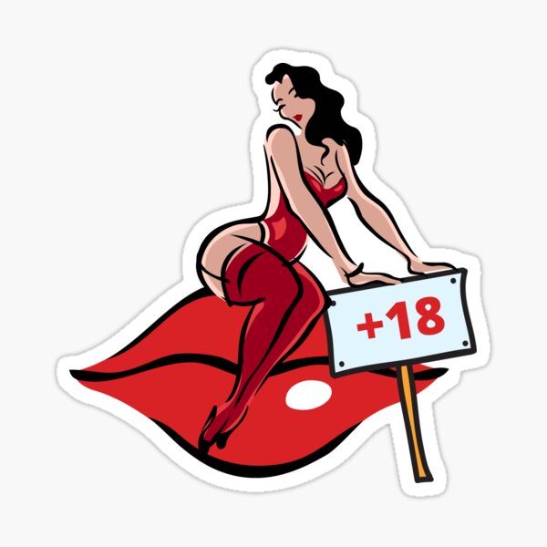 "Mature content, explicit content" Sticker for Sale by Yellowsprint | Redbubble