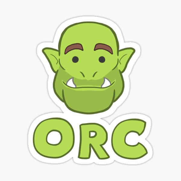 "Orc" Sticker for Sale by Furei51 | Redbubble
