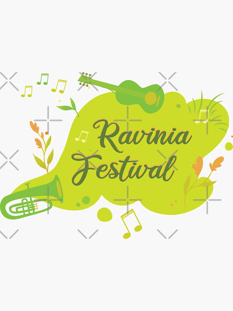 "Ravinia Outdoor Music Festival" Sticker by origato | Redbubble