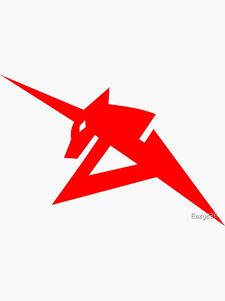 "Amuro's logo/Unicorn" Sticker for Sale by Eazy226 | Redbubble