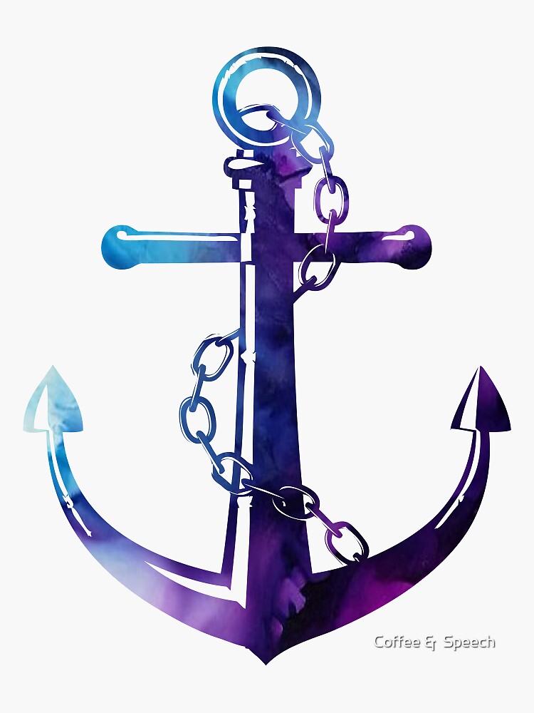 "Anchor" Sticker for Sale by Coffee & Speech | Redbubble