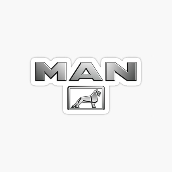 "MAN" Sticker for Sale by truckbusworld | Redbubble