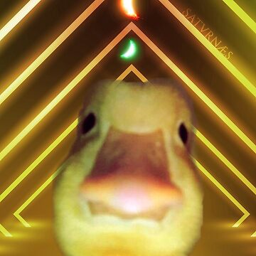 "Meme Animals Internet Neon Synthwave Duck Facetime Cute" iPhone Case ...