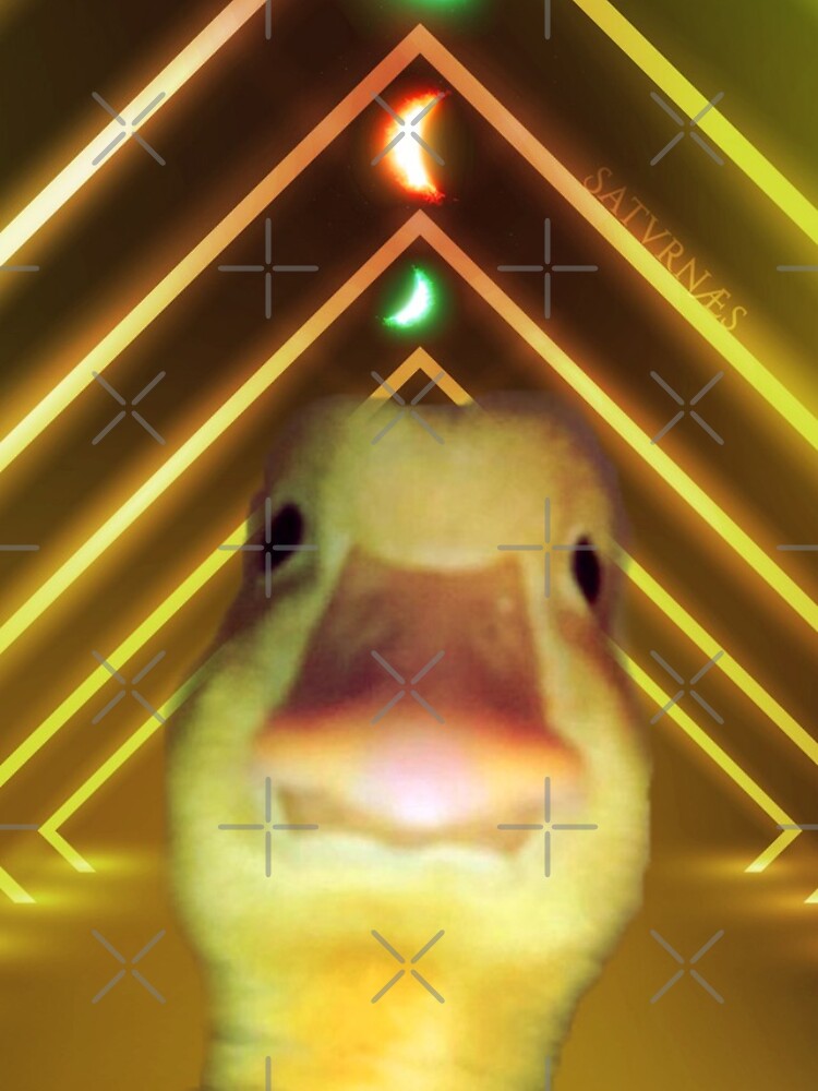 "Meme Animals Internet Neon Synthwave Duck Facetime Cute" iPhone Case ...