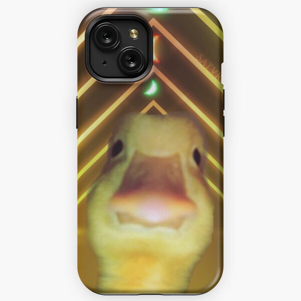 "Meme Animals Internet Neon Synthwave Duck Facetime Cute" iPhone Case ...