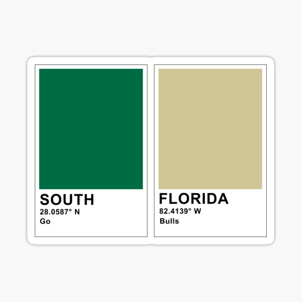 "university of south florida no.1 | USF" Sticker for Sale by dovi ...