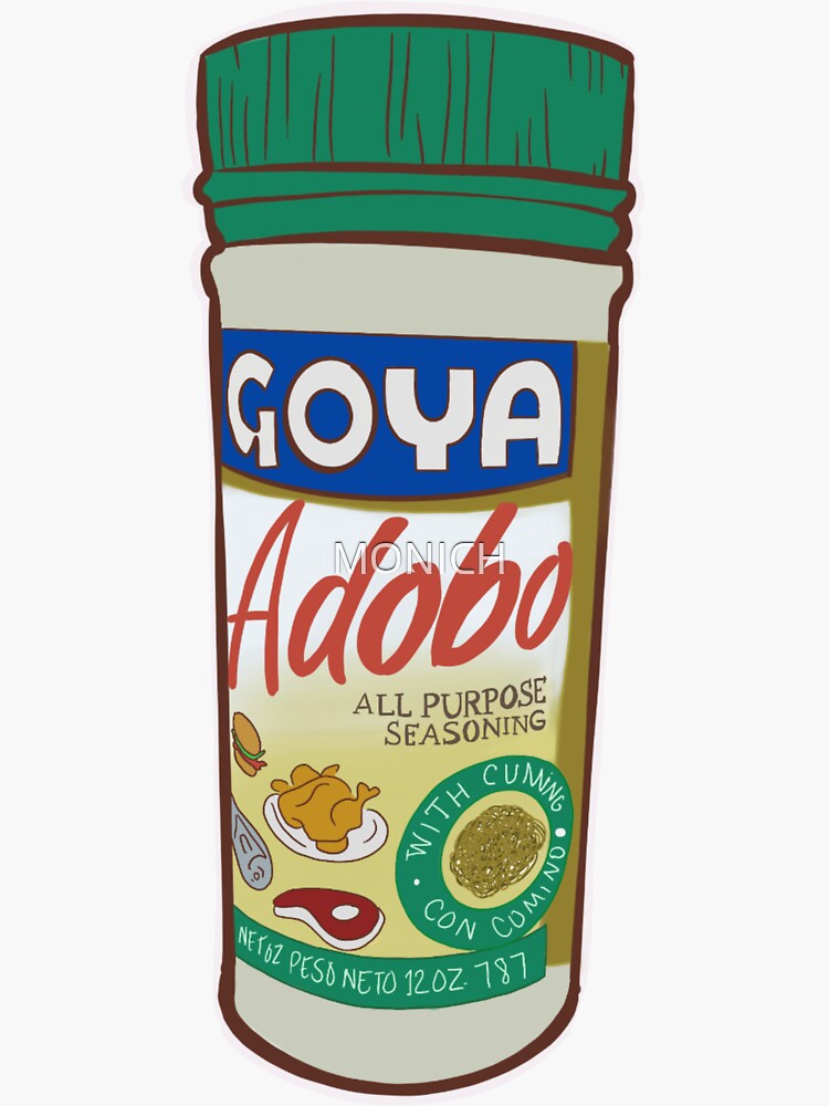 "Adobo Goya de puerto Rico" Sticker by MONICH | Redbubble