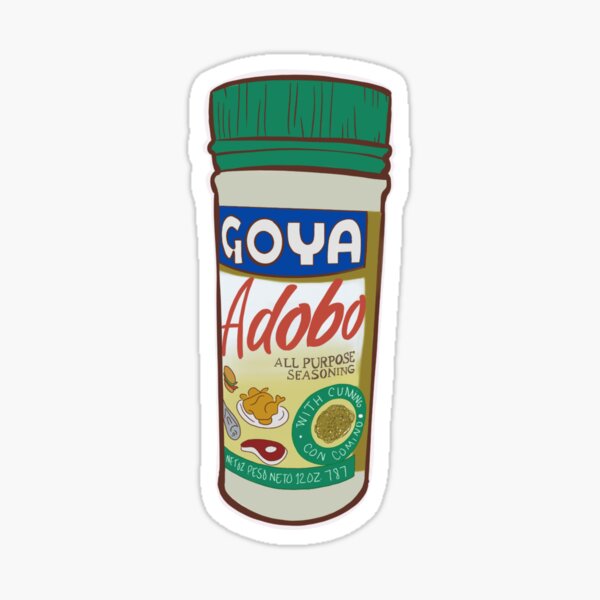 "Adobo Goya de puerto Rico" Sticker by MONICH | Redbubble