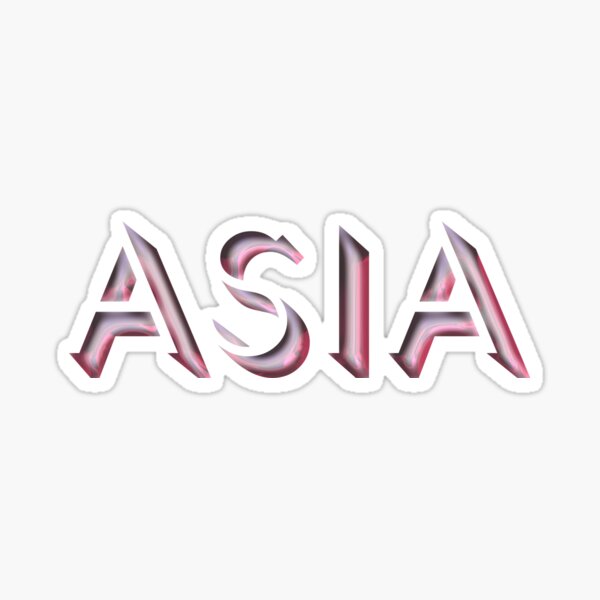 "Asia" Sticker by Melmel9 | Redbubble