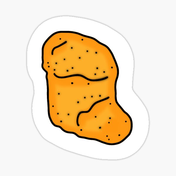 "Chicken Nugget Boot" Sticker by breannapoch | Redbubble