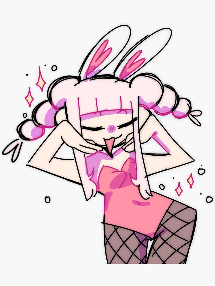 Perfect Bunny Girl Sticker For Sale By Thicc Bees Art Redbubble