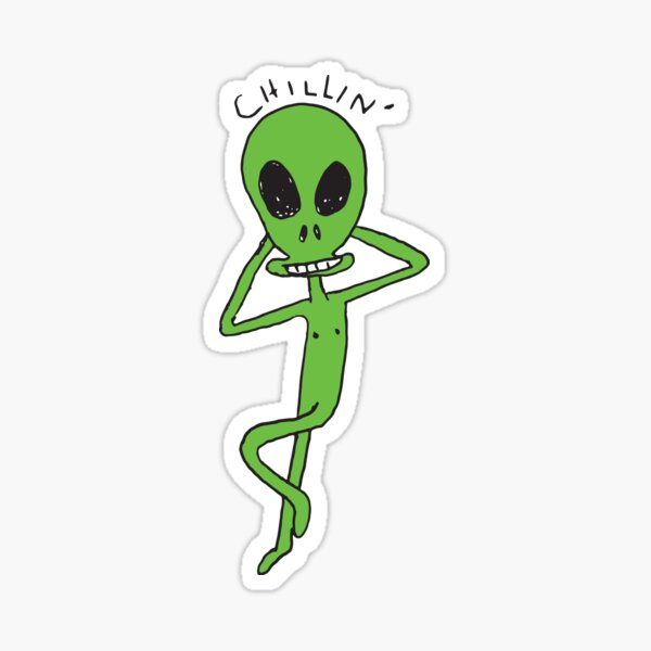 "Chillin" Sticker by aleuhx | Redbubble