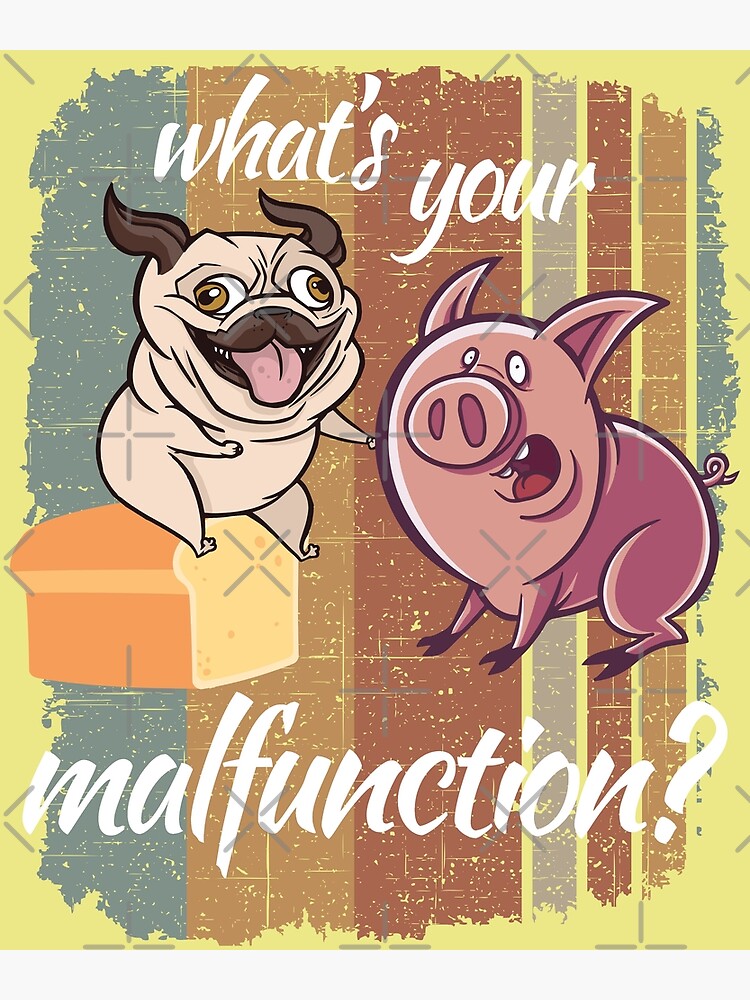 "Funny Pug, Dog Pig Loaf of Bread, Artificial Intelligence malfunction ...