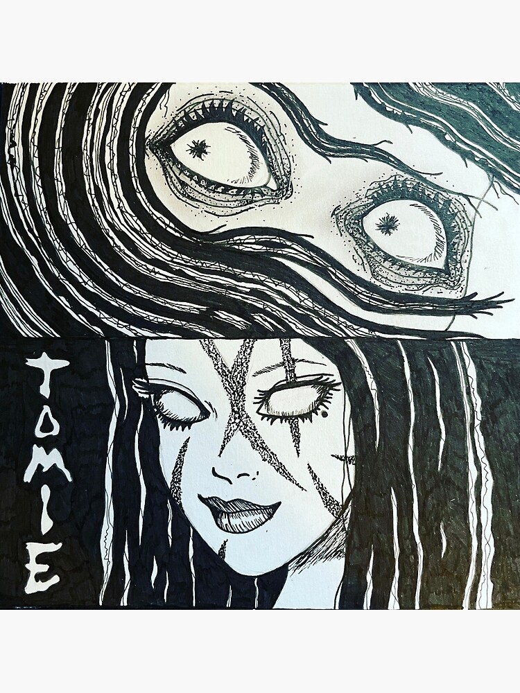 "Tomie Split Panel" Poster by Hewilliams96 | Redbubble