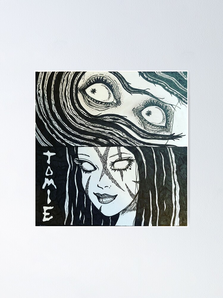 "Tomie Split Panel" Poster by Hewilliams96 | Redbubble