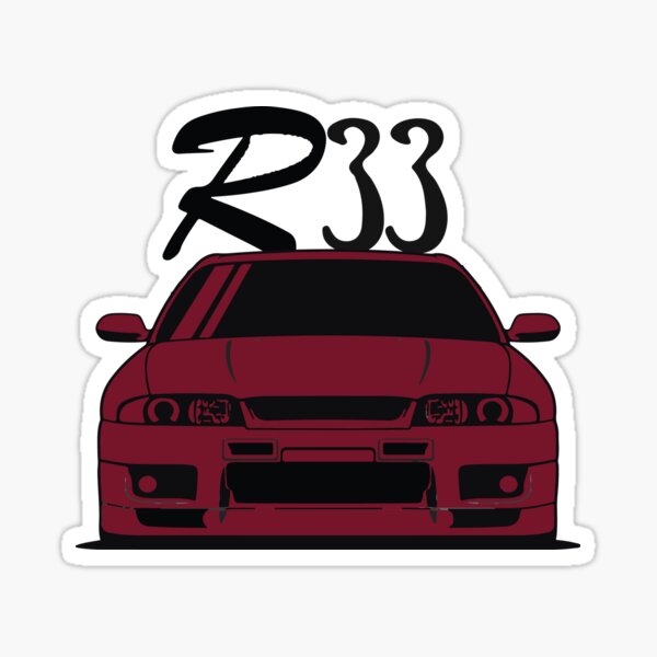 " Skyline R33 GTR" Sticker by For-Evere05 | Redbubble