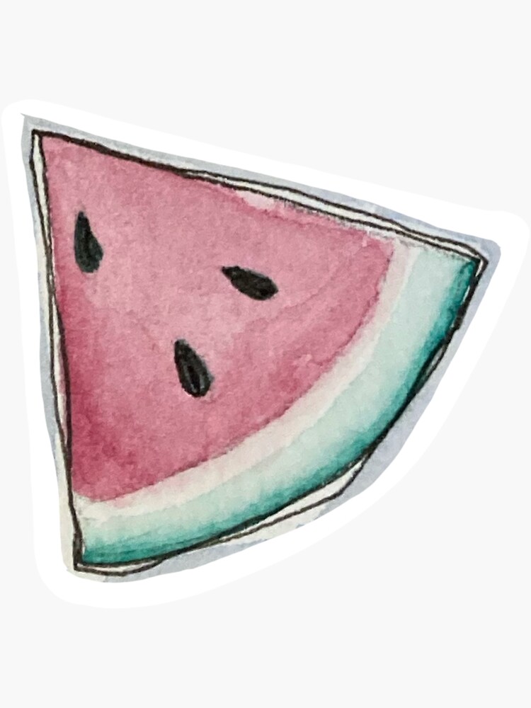 "Watermelon Doodle" Sticker for Sale by khjelmar | Redbubble
