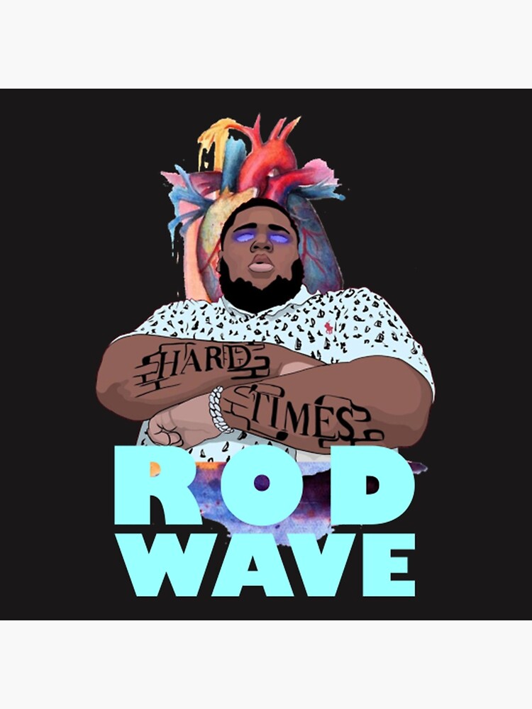 Lámina fotográfica «Diseño para colorear Rod Wave» de TamelaBracken ...