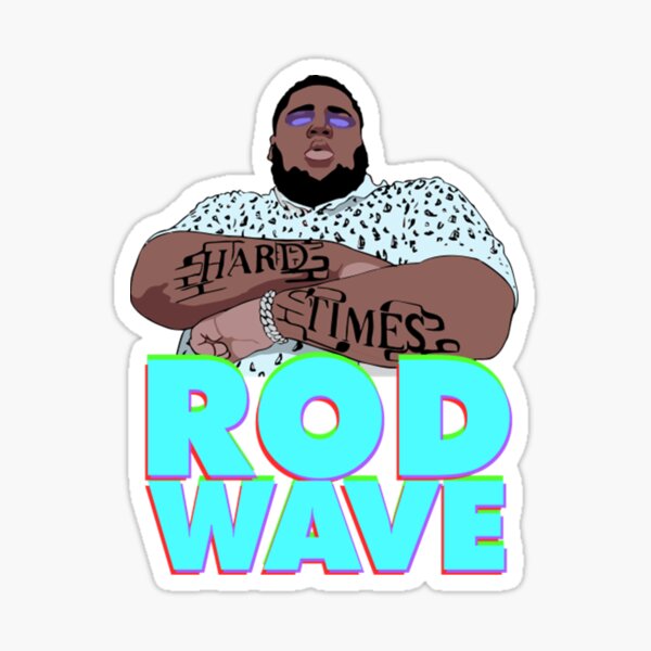 "Rod Wave Fanart" Sticker by TamelaBracken | Redbubble