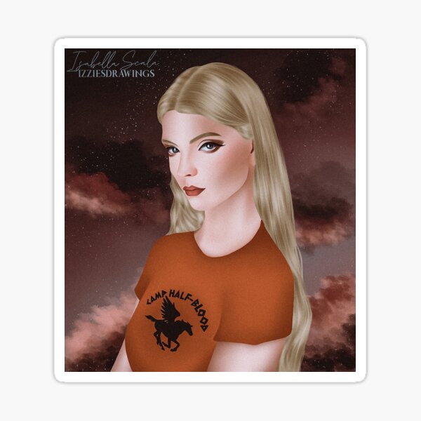 "Annabeth Chase – " Sticker by izziesdrawings2 | Redbubble