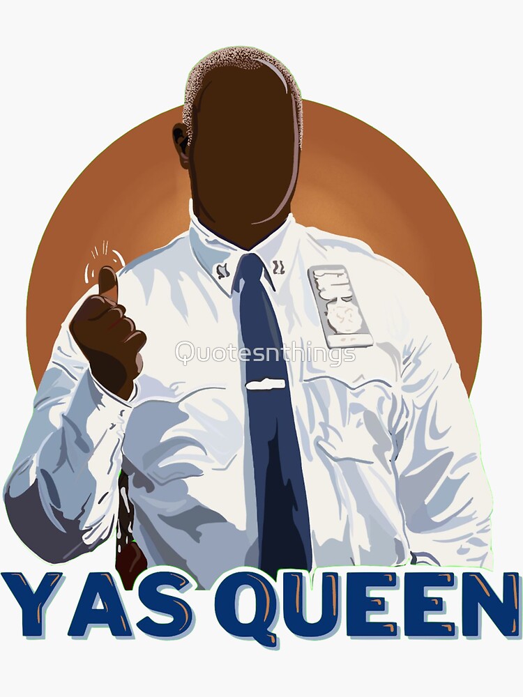 "Captain Holt" Sticker for Sale by Quotesnthings | Redbubble