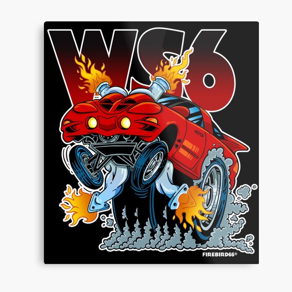 "WS6 Firebird Trans Am " Metal Print by Firebird66 | Redbubble