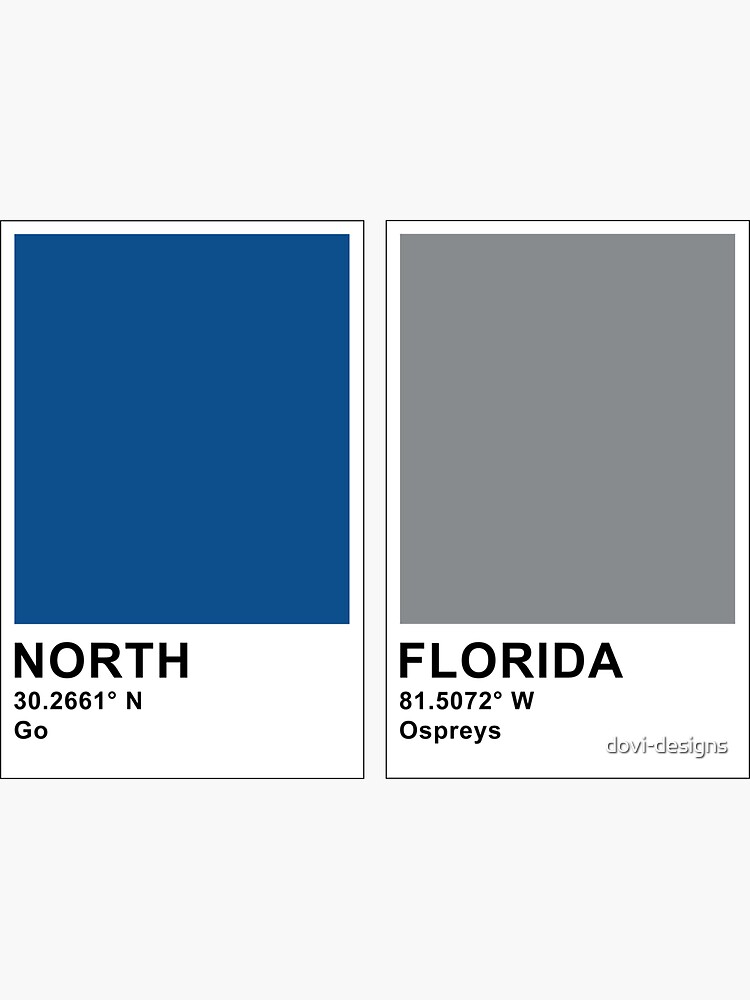 "university of north florida no.1 | UNF" Sticker for Sale by dovi ...