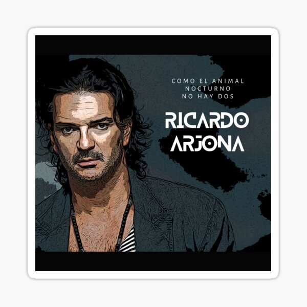 "Ricardo Arjona" Sticker for Sale by robbu | Redbubble