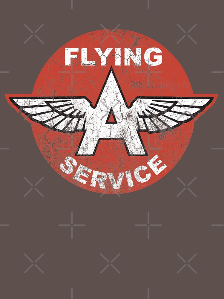 "Flying A Service - Vintage Gas Service Poster" T-shirt for Sale by ...