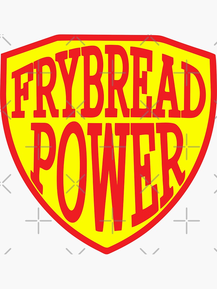 "Frybread Power Logo" Sticker for Sale by allysondesign | Redbubble