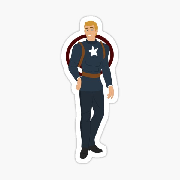 "Prince Steve Rogers" Sticker by BrieFine22 | Redbubble
