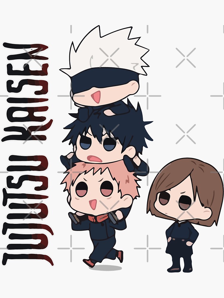 "jjk chibi" Sticker by gundashop | Redbubble