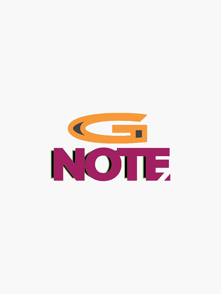 "Gnote " Sticker for Sale by Guavy | Redbubble