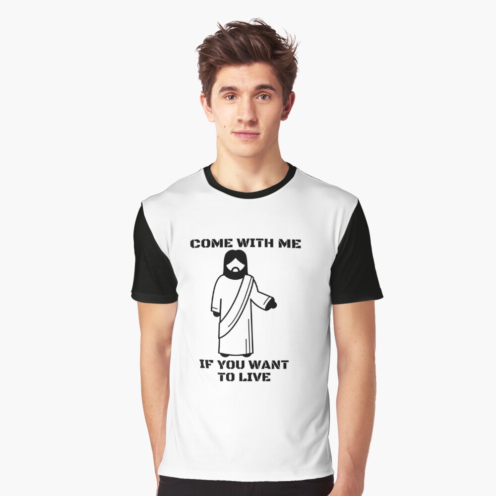 "JESUS THE TERMINATOR" Sticker for Sale by Godis54321 | Redbubble