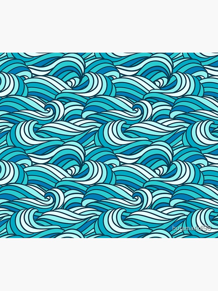 "Tidal Wave Texture Pattern" Throw Blanket by hutamaAdi98 | Redbubble
